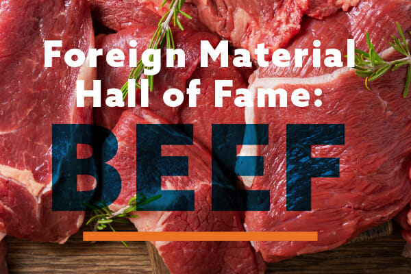 Foreign Material Contamination in Beef — FlexXray® Foreign Material Contamination in Beef — FlexXray®